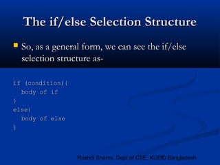Lec 04. If-Else Statement / Increment and Decrement Operators | PPT