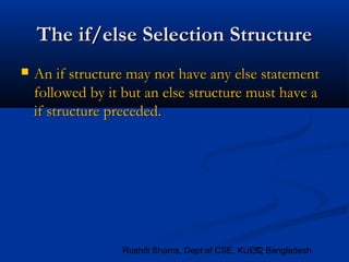Lec 04. If-Else Statement / Increment and Decrement Operators | PPT