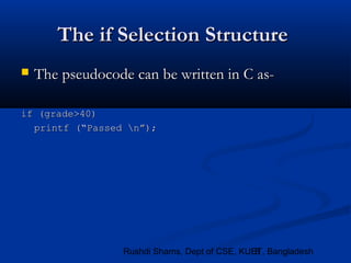 Lec 04. If-Else Statement / Increment and Decrement Operators | PPT
