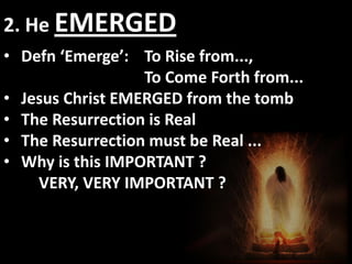 04 13 the truth about the resurrection | PDF
