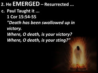 04 13 the truth about the resurrection | PDF