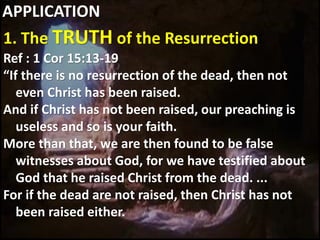 04 13 the truth about the resurrection | PDF