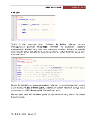 04. session1 konsep dasar session | PDF