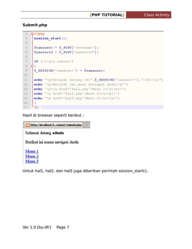 04. session1 konsep dasar session | PDF