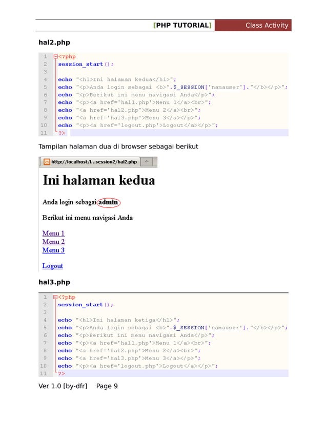 04. session1 konsep dasar session | PDF