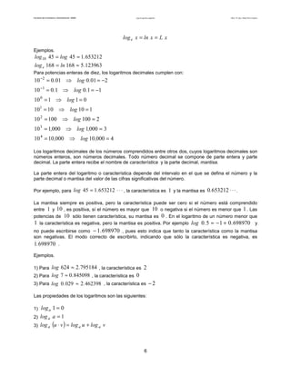 04. leyes de exponentes y logaritmos | PDF