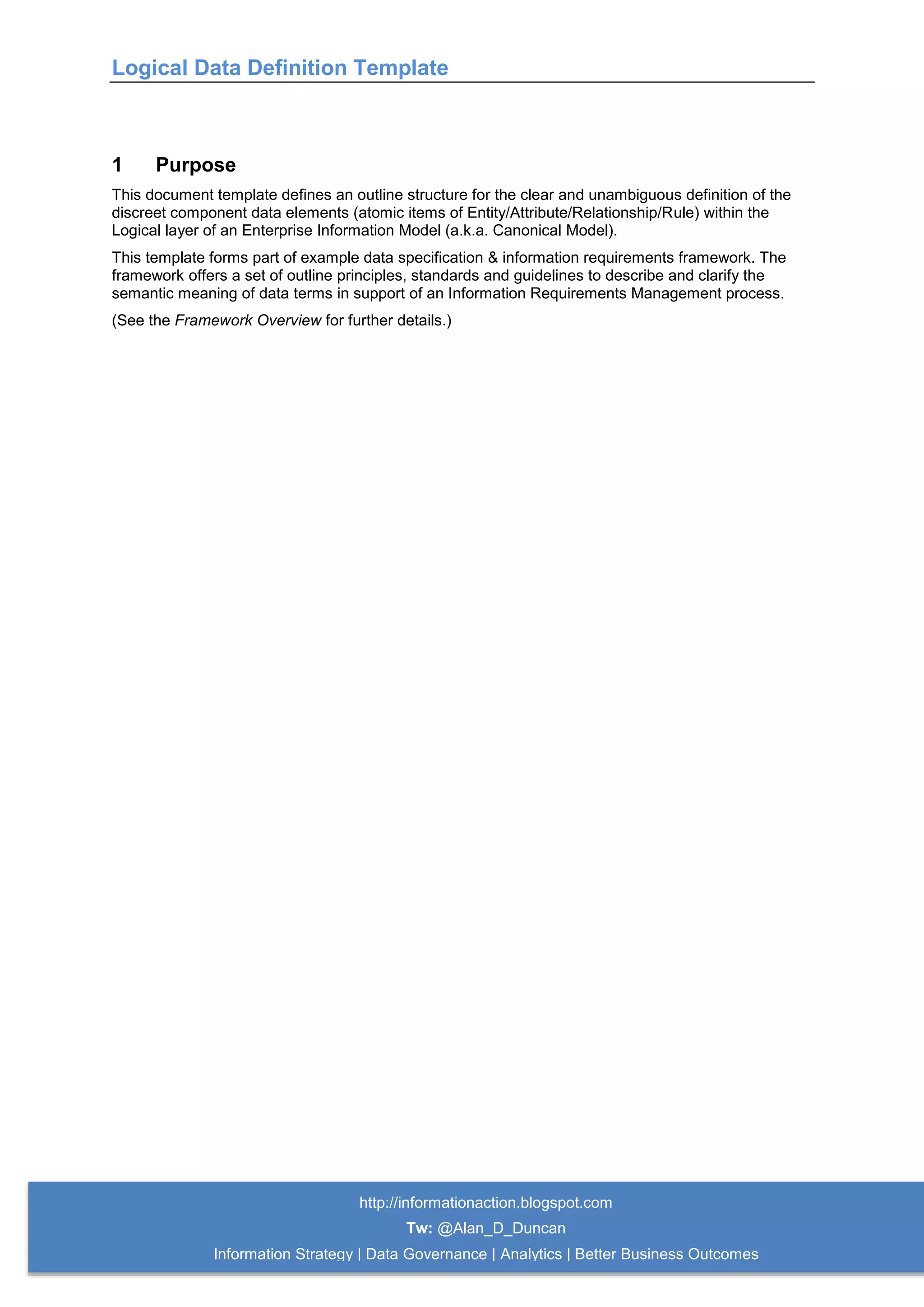 04. Logical Data Definition template | DOCX