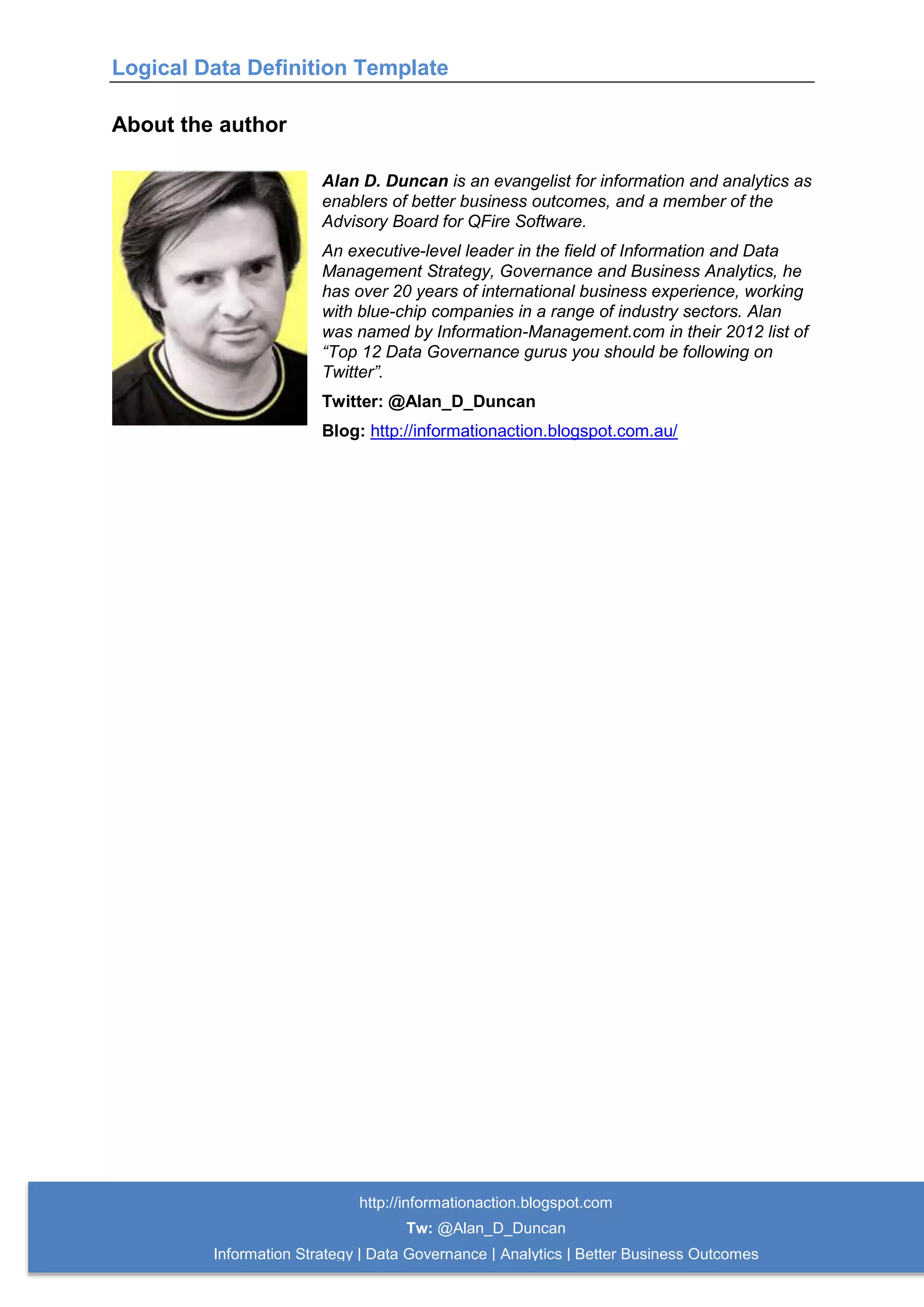 04. Logical Data Definition template | DOCX