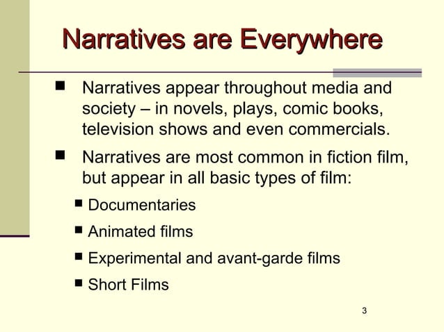 04.narrative structure in films | PPT