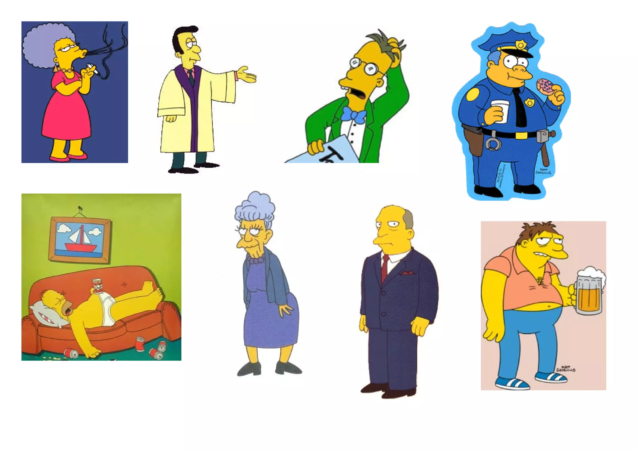 Demographics Simpsons Activity | DOC