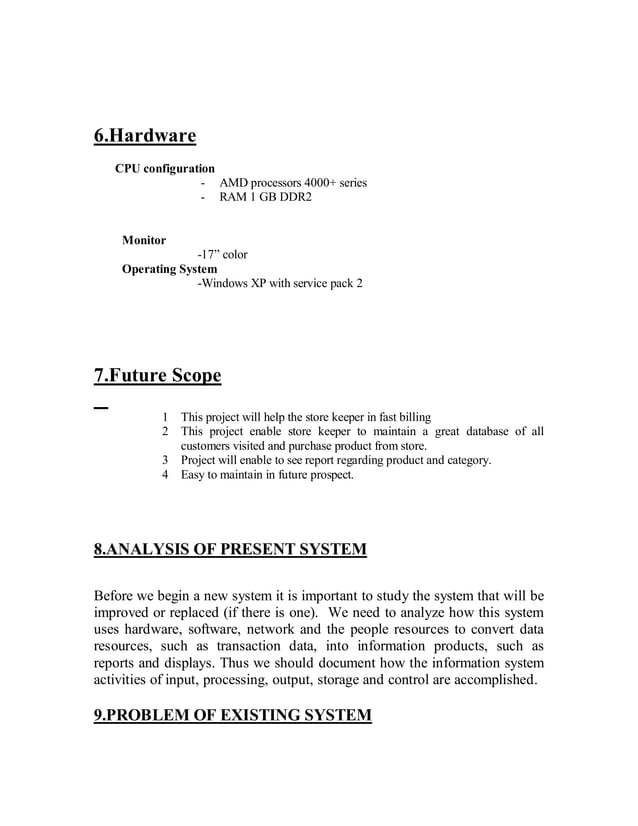 04.project billing system | PDF | Computer Software and Applications | Computing