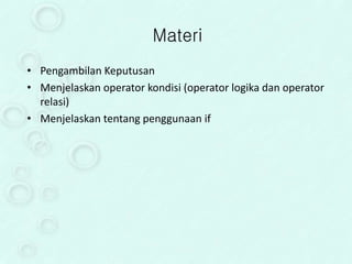 04. pengambilan keputusan | PPTX