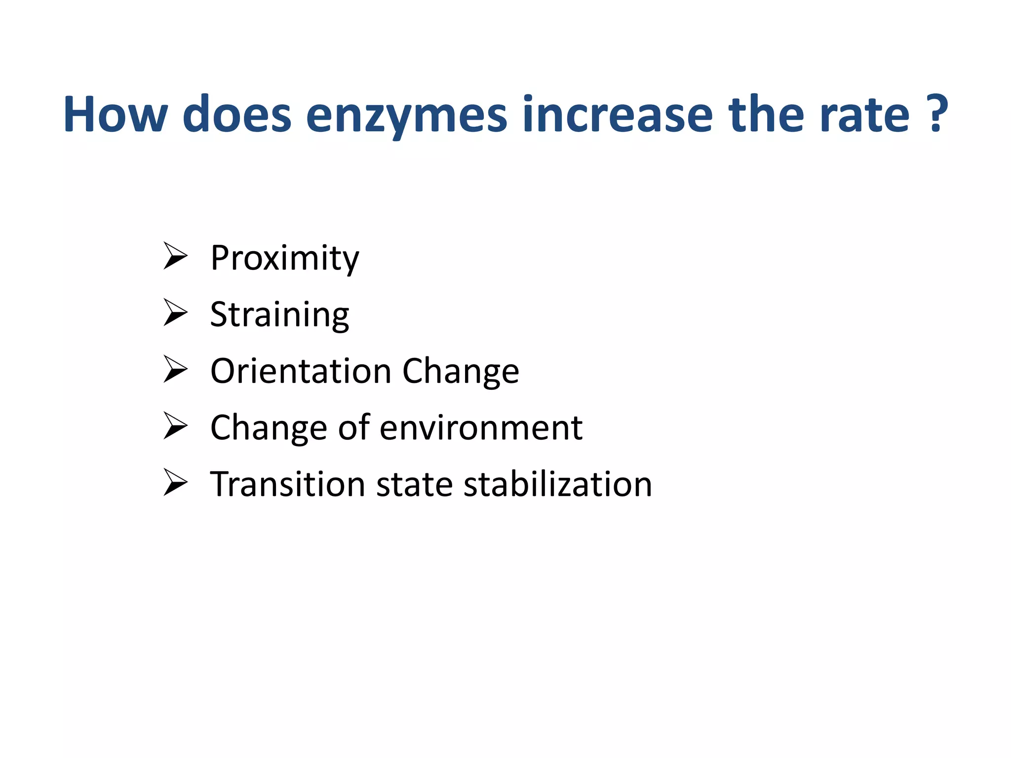Mechanism of enzyme action | PPTX