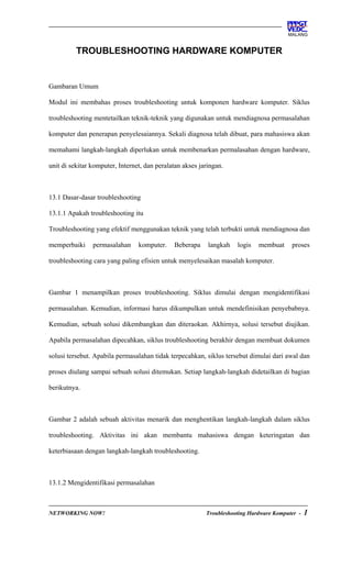 04. trouble shooting_komputer | PDF