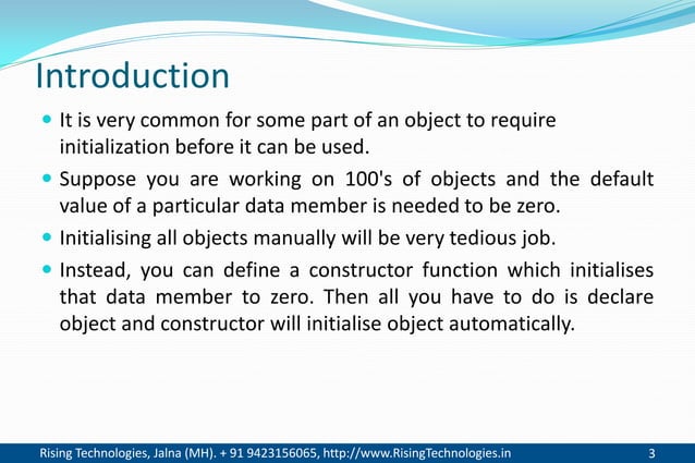04. constructor & destructor | PPT