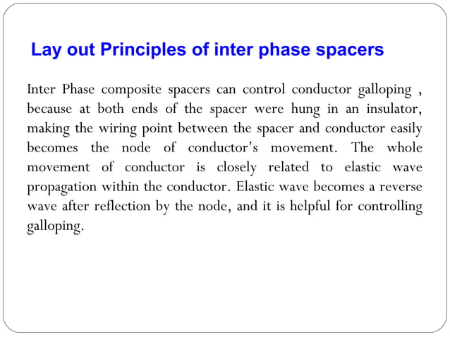 INTER PHASE SPACERS | PPT