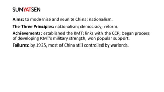 CAMBRIDGE AS HISTORY REVISION - AGE OF DEVELOPMENT: 4.2 KUOMINTANG AND ...