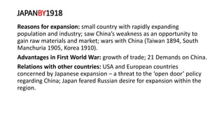 CAMBRIDGE AS HISTORY REVISION - AGE OF DEVELOPMENT: 4.4 JAPAN AND ...