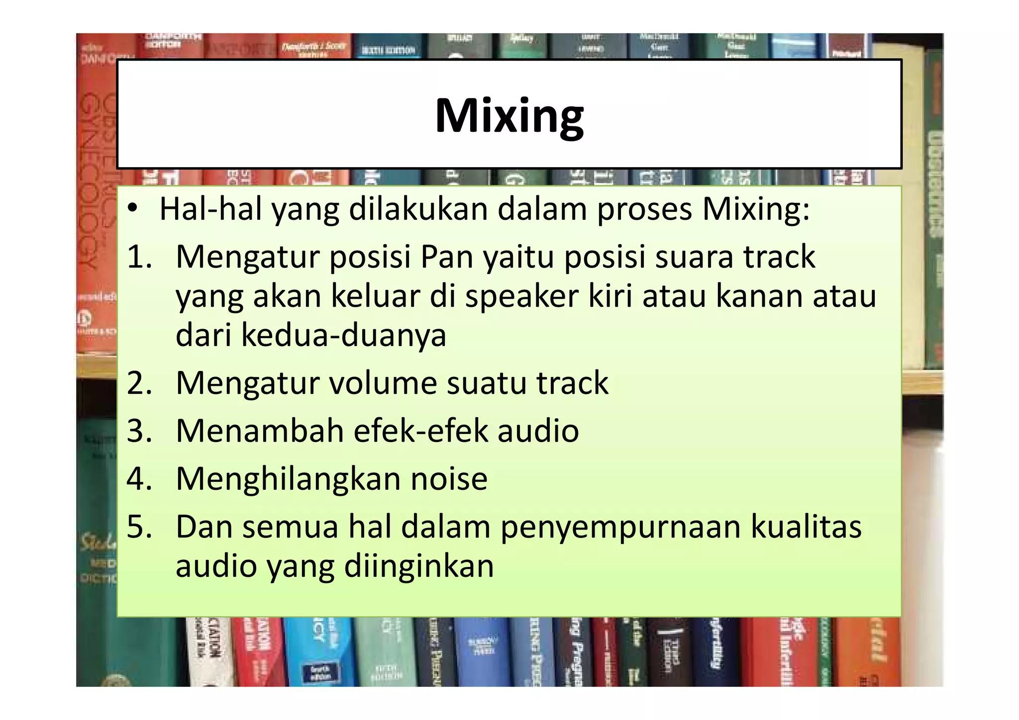 04. merekam audio dengan adobe audition | PPT