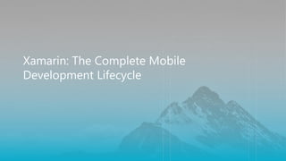 Cross Platform Development with Xamarin | PPT