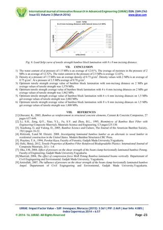 EKSPERIMENTAL STUDY OF TENSILE STRENGTH OF BAMBOO BLOCK LAMINATION ...