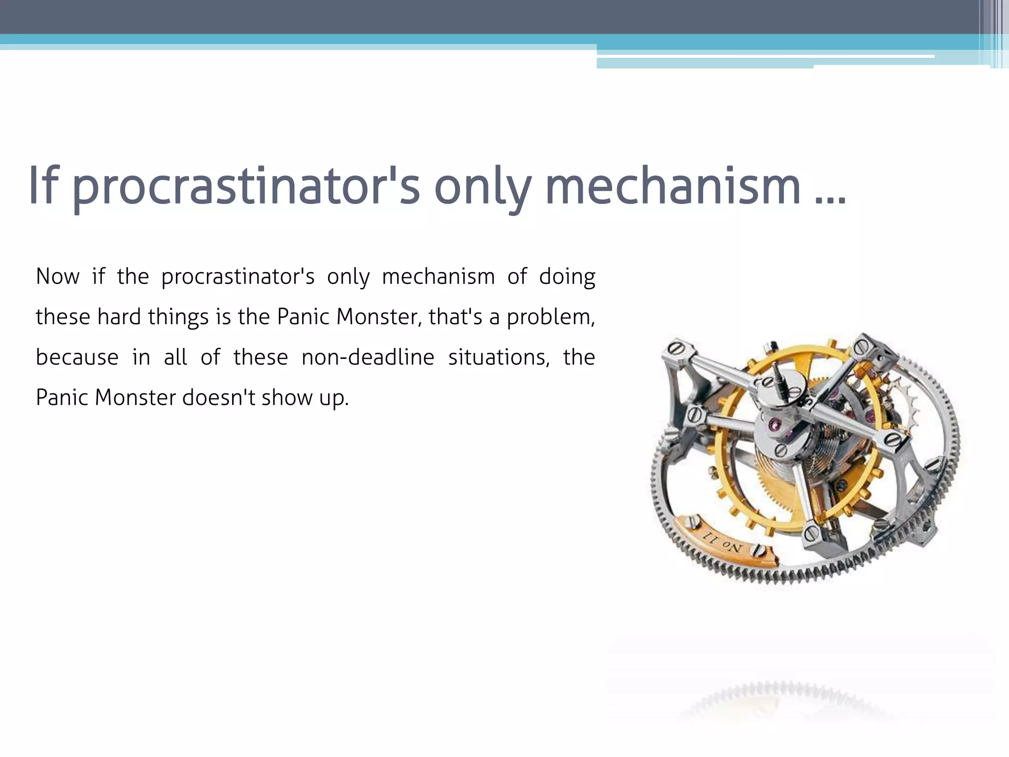 Inside the mind of a master procrastinator - Tim Urban | PDF