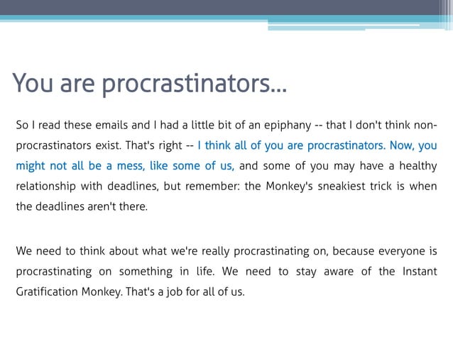 Inside the mind of a master procrastinator - Tim Urban | PDF | Brain ...
