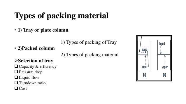 column packing in mass transfer