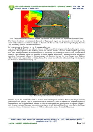Hydrodynamics and Morphological Changes Numerical Model of the ...