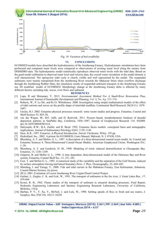 Hydrodynamics and Morphological Changes Numerical Model of the Jeneberang Estuary | PDF