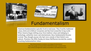 Fundamentalism 1920s Artifacts
