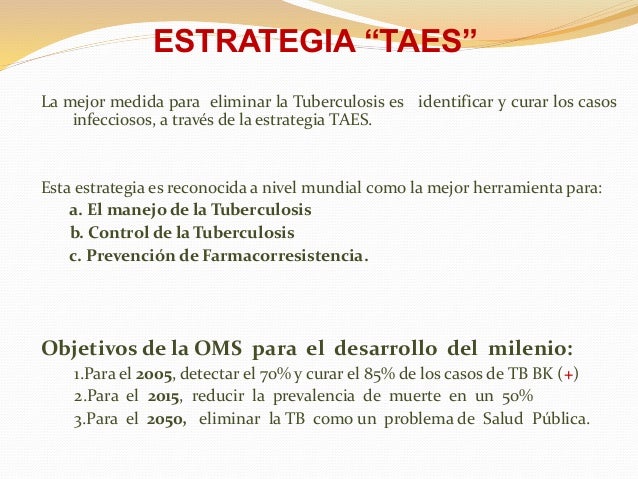 Tuberculosis Tratamiento