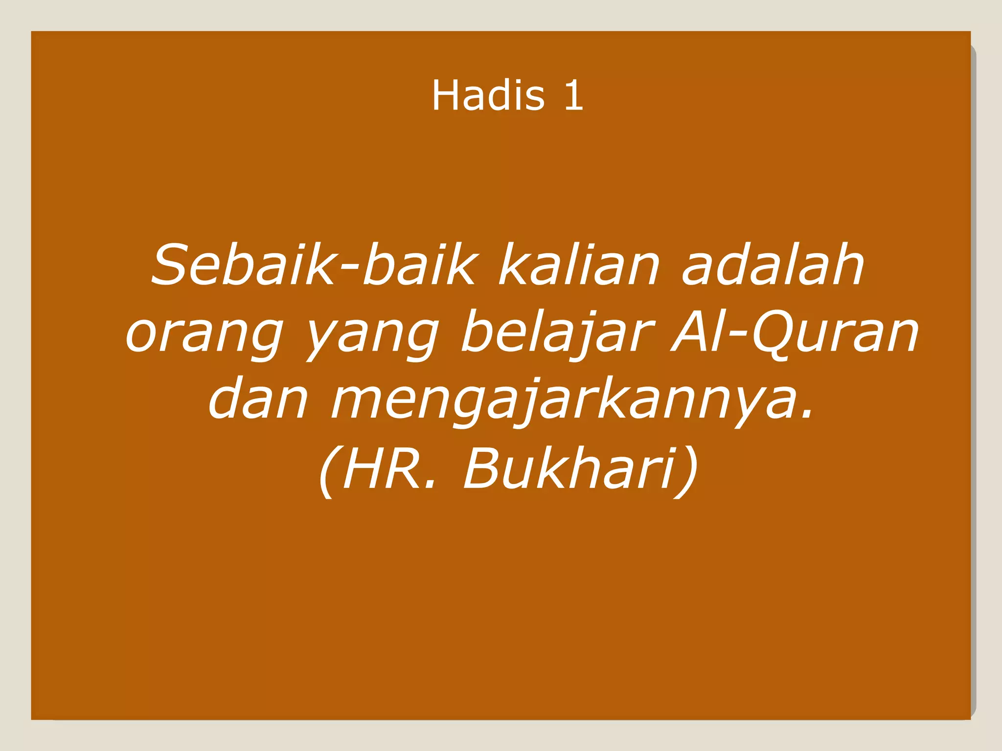 04. keutamaan membaca al quran | PPT