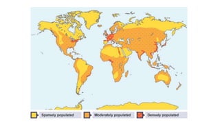 GEOGRAPHY IGCSE: POPULATION DENSITY AND DISTRIBUTION | PPTX