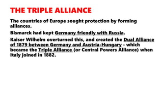 HISTORY YEAR 10: CAUSES OF WORLD WAR 1 | PPTX