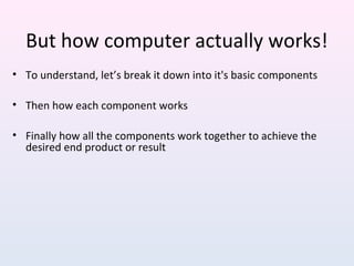 04. features hardware and software - ipo of computer | PPT | Computing | Technology & Computing