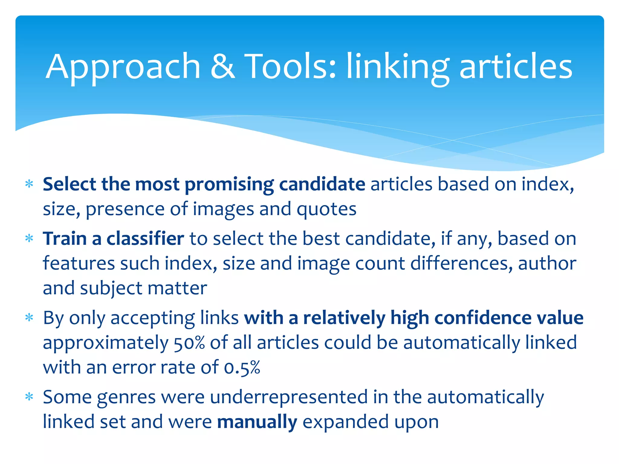 Frank Harbers - Automatic genre classification of historical newspaper ...