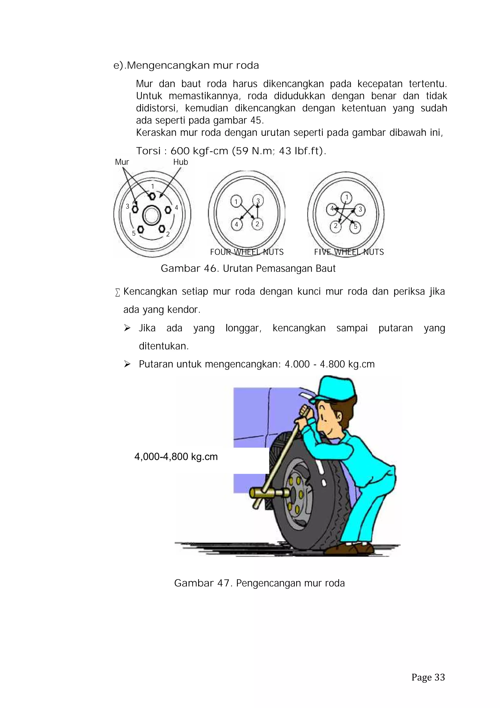 04. lapiran materi modul roda & ban | PDF