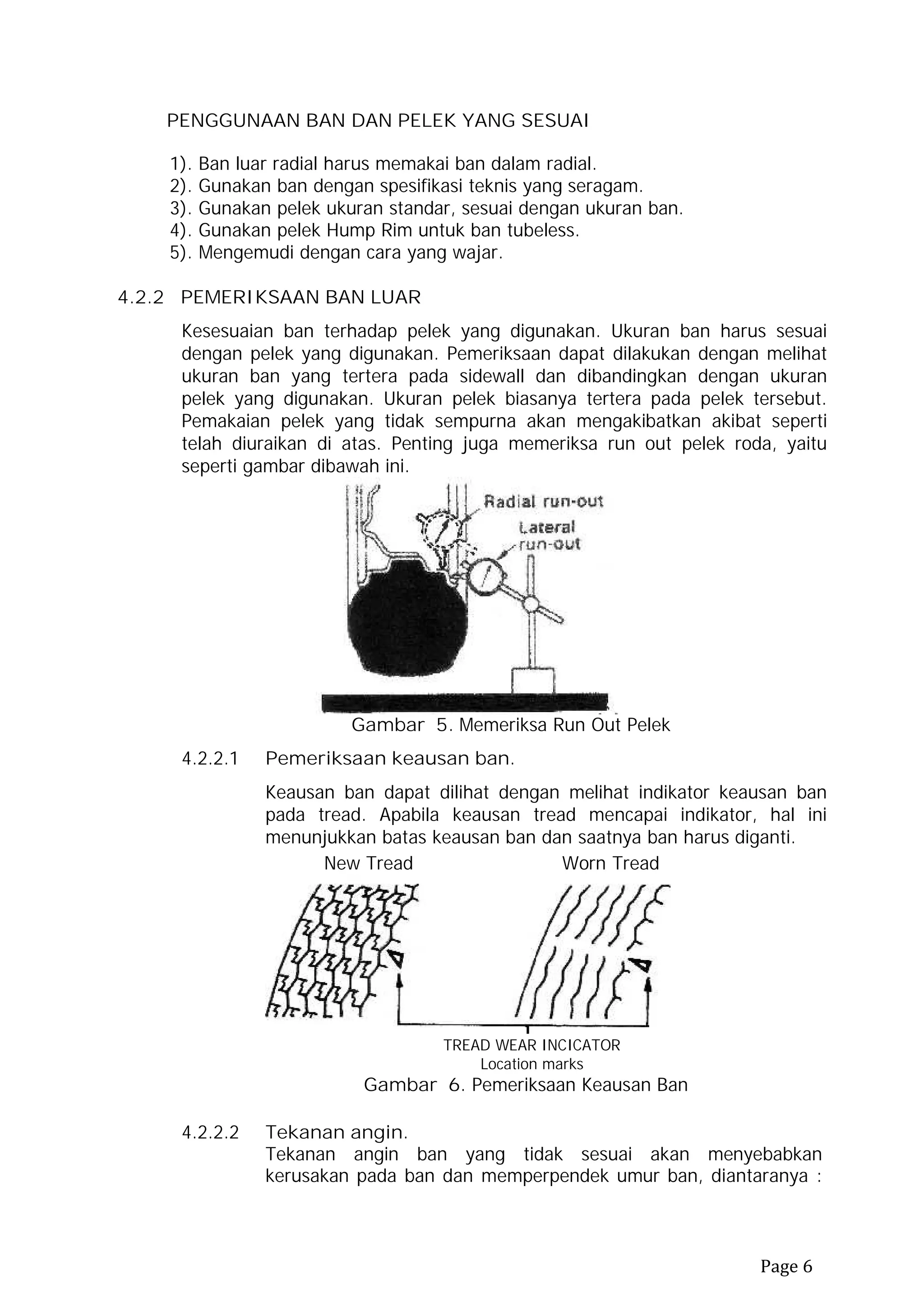 04. lapiran materi modul roda & ban | PDF