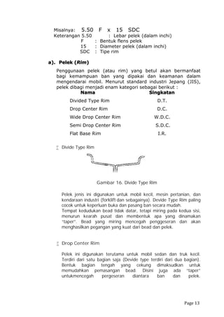 04. lapiran materi modul roda & ban | PDF