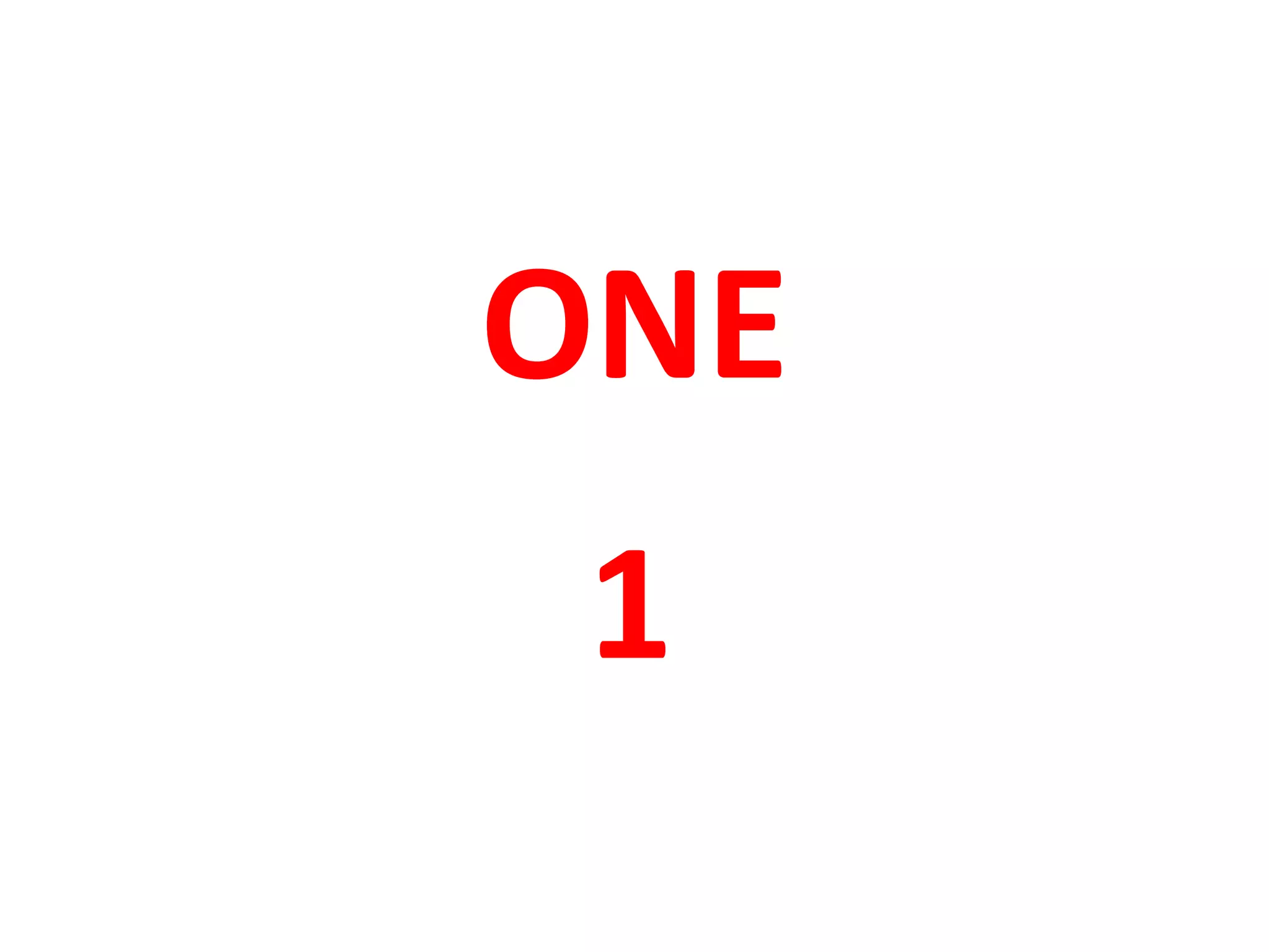 NUMBERS FROM 1 TO 50 | PPT