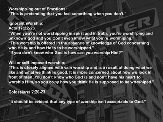 Understanding Worship | PPTX