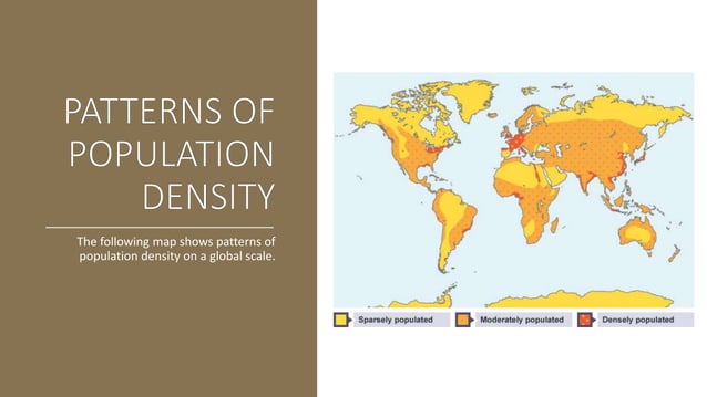 Geography Igcse Population Density And Distribution Pptx