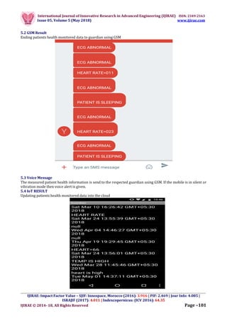 PATIENT MONITORING SYSTEM USING IOT | PDF