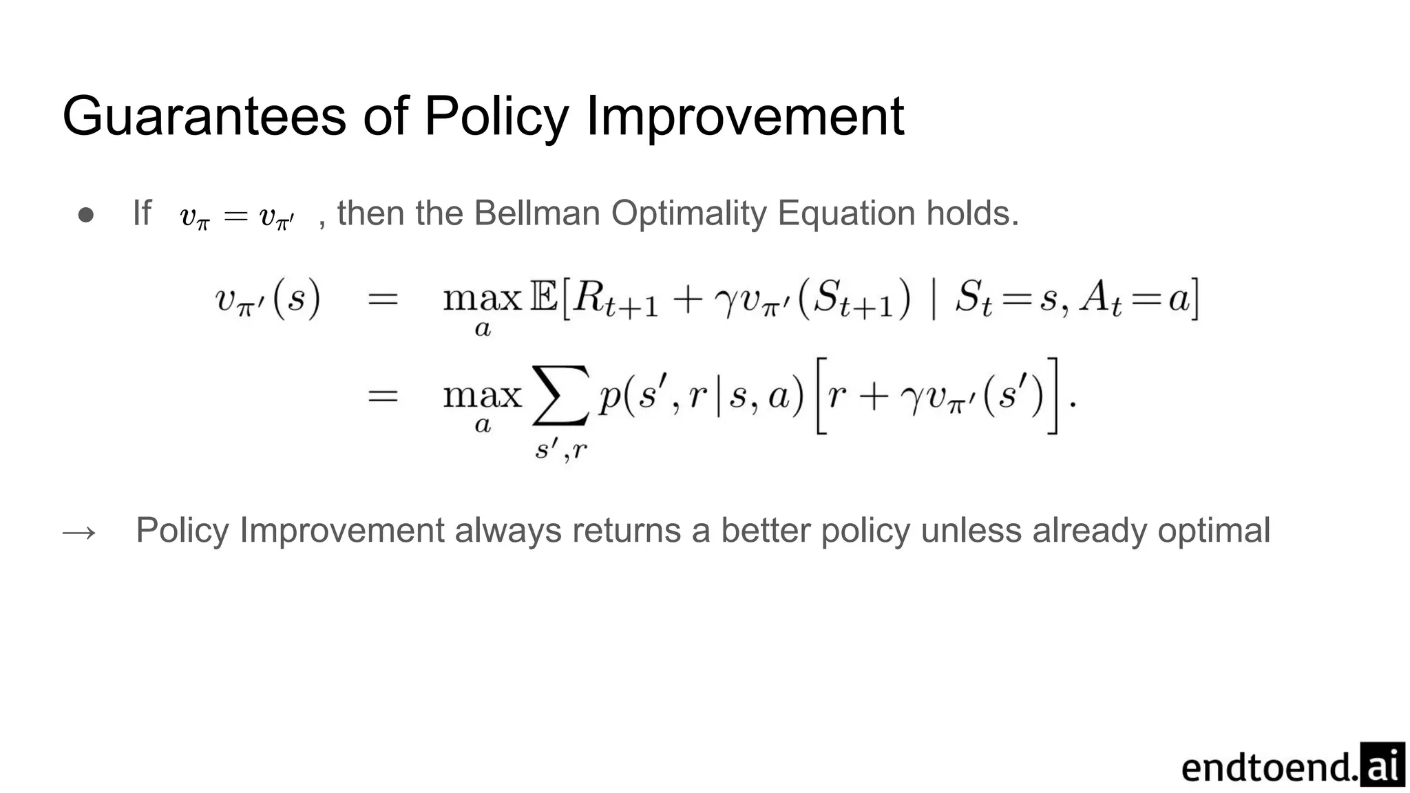 Reinforcement Learning 4. Dynamic Programming | PDF