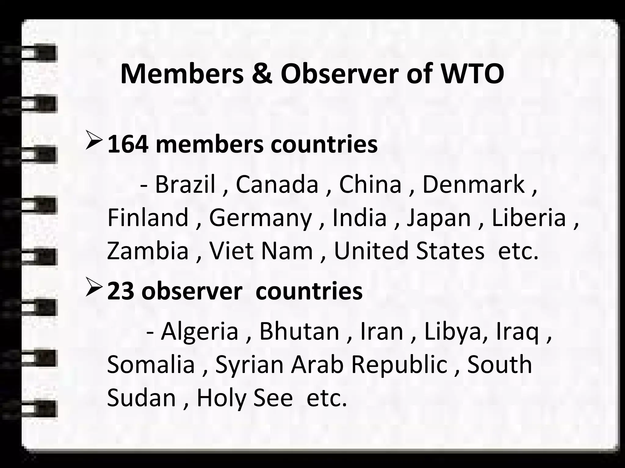 world Trade Organization | PPT