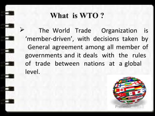 world Trade Organization | PPT