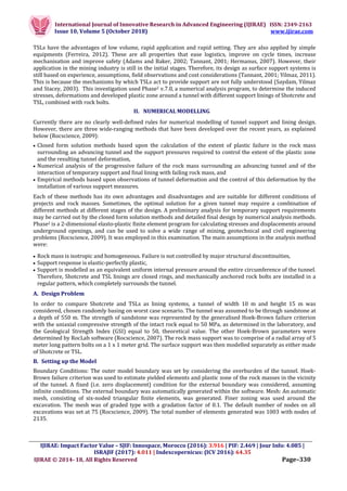 COMPARISON BETWEEN THIN SPRAY-ON LINERS AND SHOTCRETE AS SURFACE ...