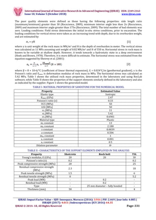 COMPARISON BETWEEN THIN SPRAY-ON LINERS AND SHOTCRETE AS SURFACE ...
