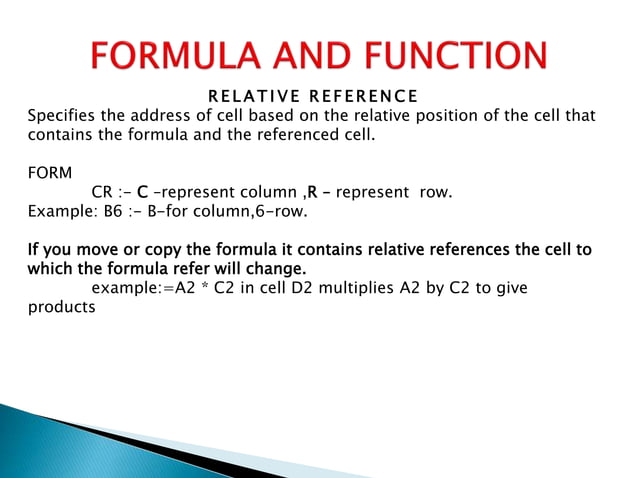 04.formula and fuction | PPT